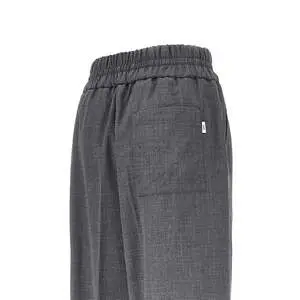 AMI Paris Wool Pants With Elasticated Waist
