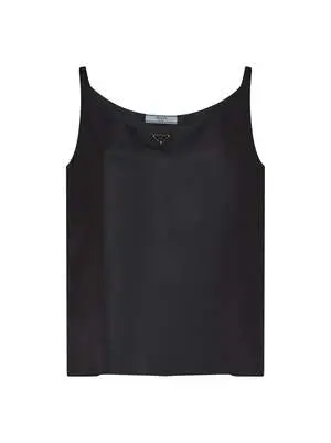 Prada Abbigliamento Black Re-nylon Top