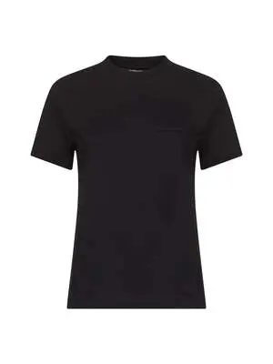 Jacquemus Black Grosgrain Logo T-shirt - Multicolor
