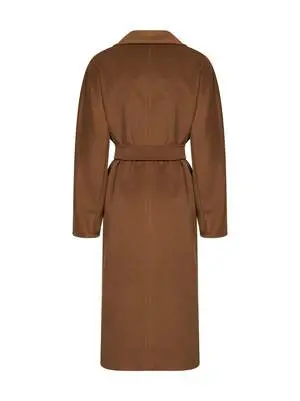 Max Mara Tobacco 101801 Icon Coat Madame Belted Coat