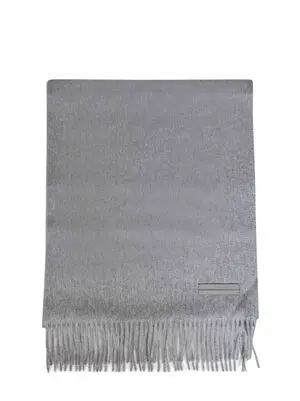 Zegna Medium Grey Oasi Cashmere Scarf - Multicolor