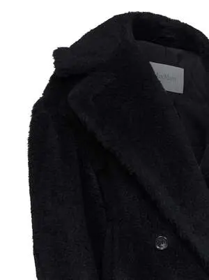 Max Mara Black Mxmalcuno Biker Coat