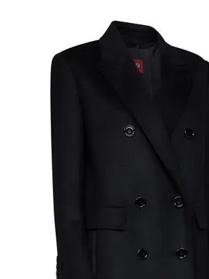 Max Mara Tuxedo-style Long Coat - Multicolor
