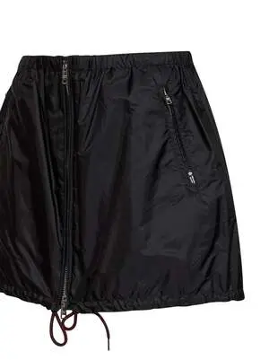 Prada Re-nylon Zip-up Mini Skirt - Multicolor