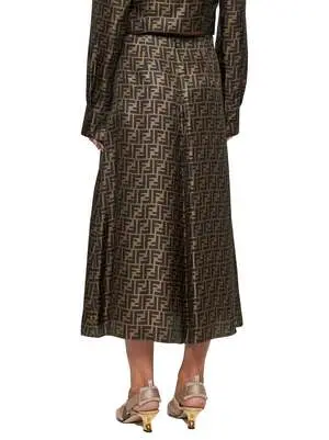 Fendi Ff Maxi Skirt