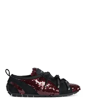 Simone Rocha Ballerina Grip Sequined Sneakers