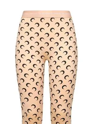 MARINE SERRE Crescent Moon Lycra Leggings