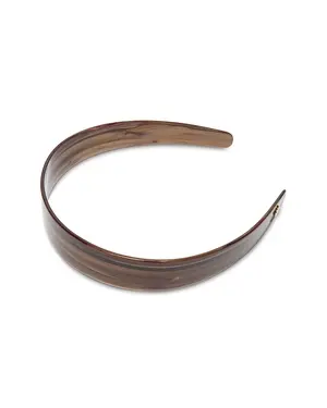 Lele Sadoughi Emma Acetate Headband - Walnut