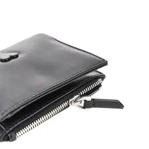 AMI Paris Leather Bi-fold Voulez-vous Wallet