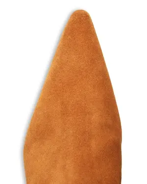 Cinq À Sept Marta Stitched Suede Knee High Boots - Toffee