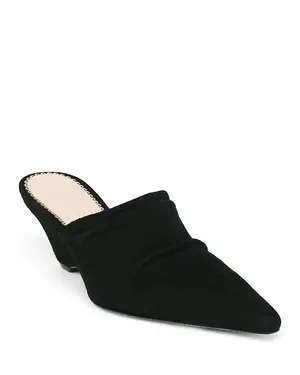 Slip-On Suede Mules
