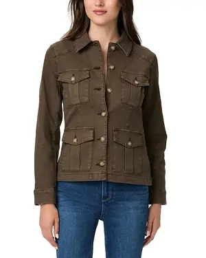 Paige Stacey Cotton Stretch Jacket - Cliffside Fern