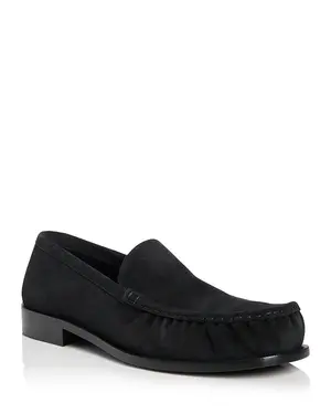 Dries Van Noten Suede Loafers - Black