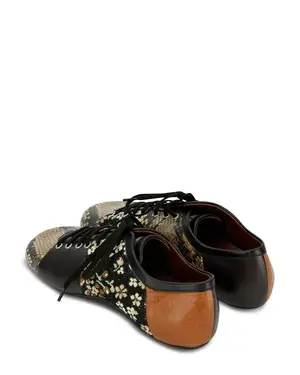 Dries Van Noten Ballerina Patchwork Leather Sneakers