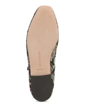 Veronica Beard Ellie Velvet Mary Jane Flats