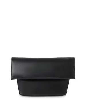 A.L.C. Finn Puffer Leather Clutch - Black