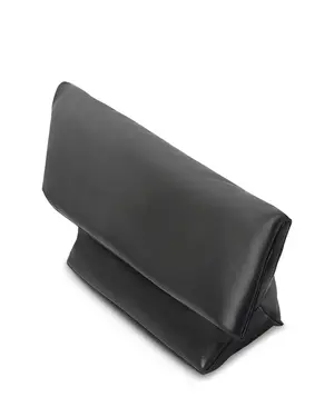 A.L.C. Finn Puffer Leather Clutch - Black