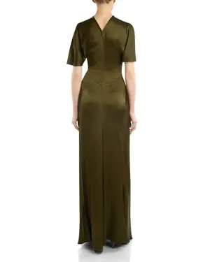 Victoria Beckham Isabella Ruched Gown