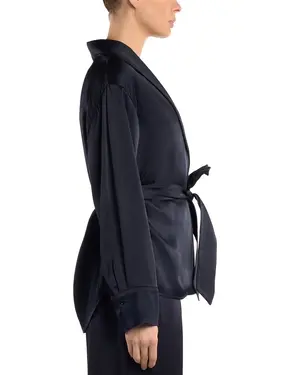 Victoria Beckham Alba Belted Blouse