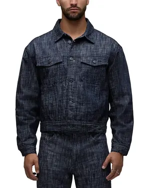Hudson Jeans Cotton Trucker Jacket - Normandy