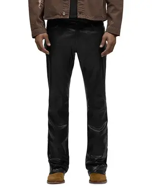Hudson Jeans Walker Kick Flare Leather 34 Pants