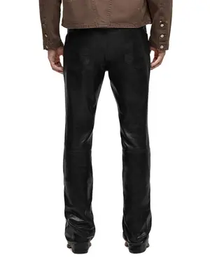 Hudson Jeans Walker Kick Flare Leather 34 Pants