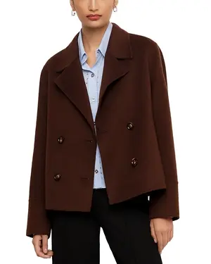 Fifteen Twenty Naomi Cropped Double Breasted Blazer
