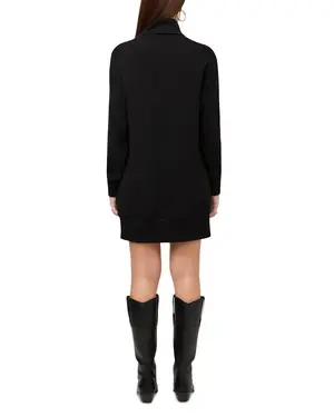Fifteen Twenty Claylee Crossover Turtleneck Dress