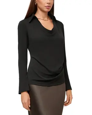 Fifteen Twenty Lana Drape Front Top