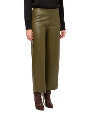 Fifteen Twenty Faux Leather Cropped Pants