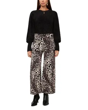 Fifteen Twenty Rylee Cotton Blend Printed Cropped Pants