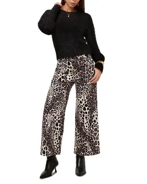 Fifteen Twenty Rylee Cotton Blend Printed Cropped Pants