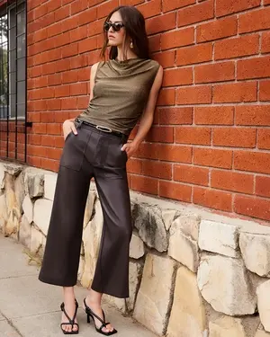 Fifteen Twenty Paige Sleeveless Shirred Top