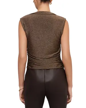 Fifteen Twenty Paige Sleeveless Shirred Top
