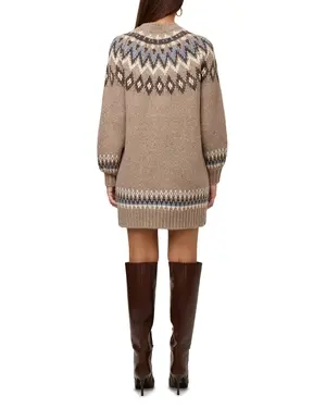 Fifteen Twenty Vera Jacquard Sweater Dress
