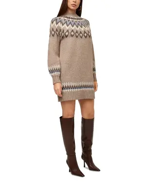 Fifteen Twenty Vera Jacquard Sweater Dress
