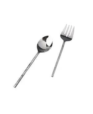 BE HOME Azura Serving Set, Stainless - Silver