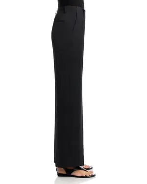 Theory Mid Rise Satin Pants