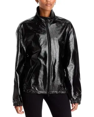 COURREGES Vinyl Track Jacket