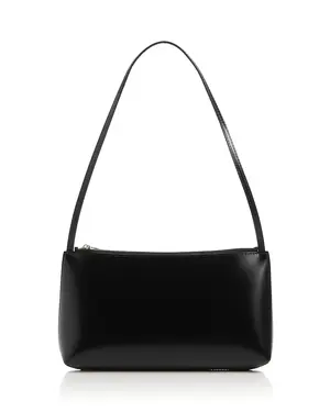 MANSUR GAVRIEL Gaia Velvet Shoulder Bag Black/flamma