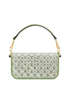 Valentino Garavani Small Sequin Flower Shoulder Bag