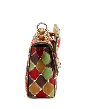 Valentino Garavani Small Studded Suede Shoulder Bag