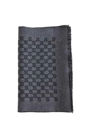 Gucci Gg Jacquard Wool Scarf - Multicolor