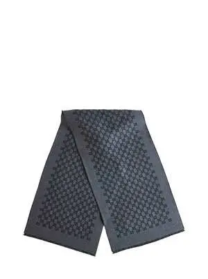 Gucci Gg Jacquard Wool Scarf - Multicolor
