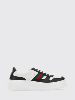 Gucci Calf Skin Lace-up Sneakers - Black