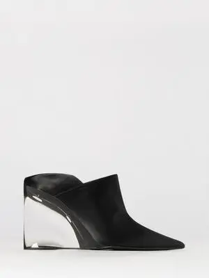 ALAIA Alaia Heeled Wedge Mules - Black