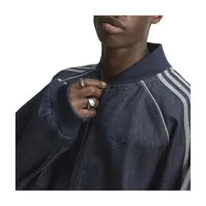 Adidas Sst Adicolor Denim Track Top Asia Sizing