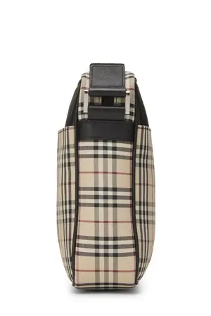 Burberry Jacquard House Check Vertical Camera Bag