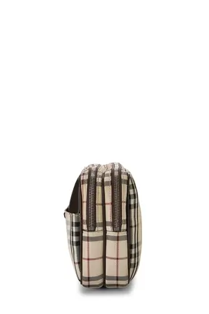 Burberry House Check Toiletry Pouch - Brown