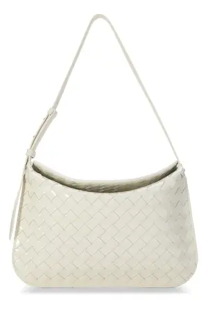 Bottega Veneta Patent Intrecciato Shoulder Bag